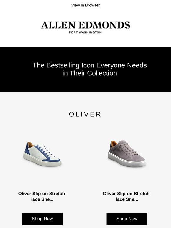 Allen Edmonds Email Newsletters: Shop Sales, Discounts, and Coupon Codes