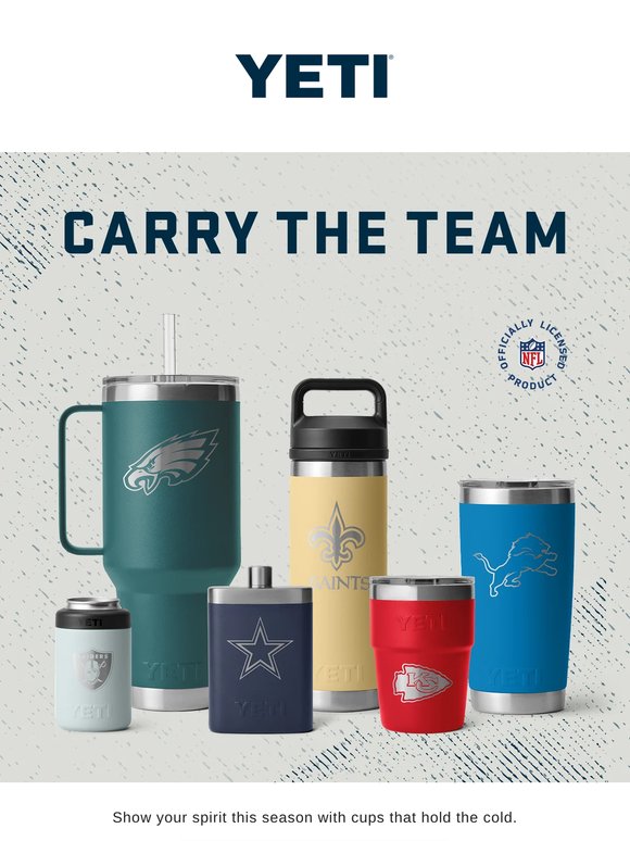 YETI: Officially Licensed NFL Drinkware In All Team Colors | Milled