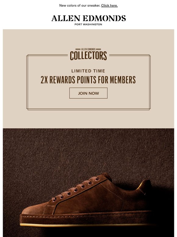 Allen Edmonds Email Newsletters: Shop Sales, Discounts, and Coupon Codes