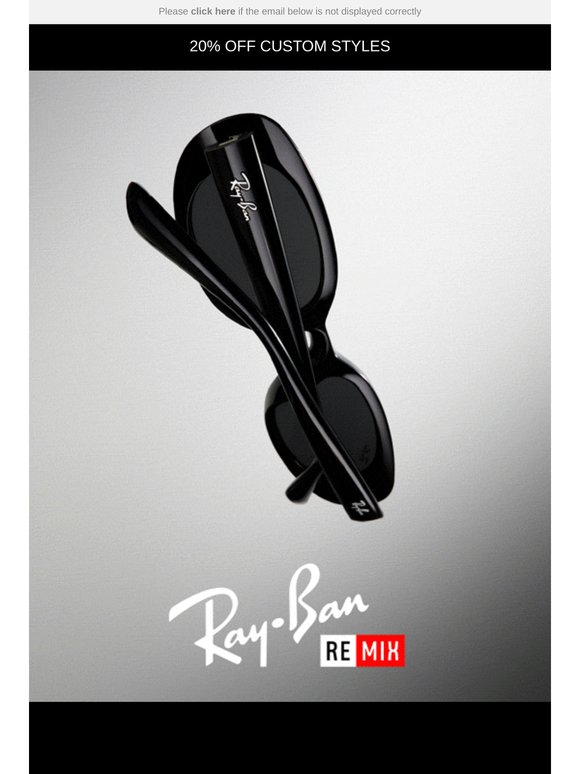 Ray-Ban: Two New Models Are Now Customizable! | Milled