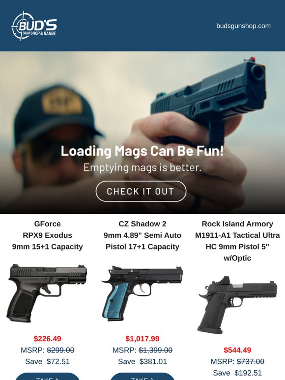 Buds Gun Shop: Double Stack > Single Stack | Milled