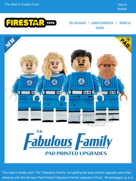 Firestar Toys: It’s Clobberin’ (and Upgrading) Time! Fabulous Family ...