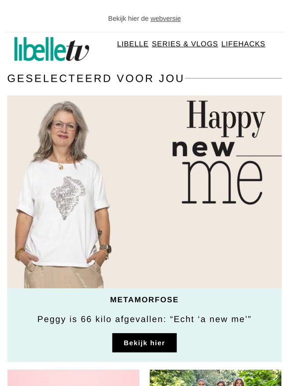 Libelle: Peggy is 66 kilo afgevallen: “Echt ‘a new me” | Zo ziet ...