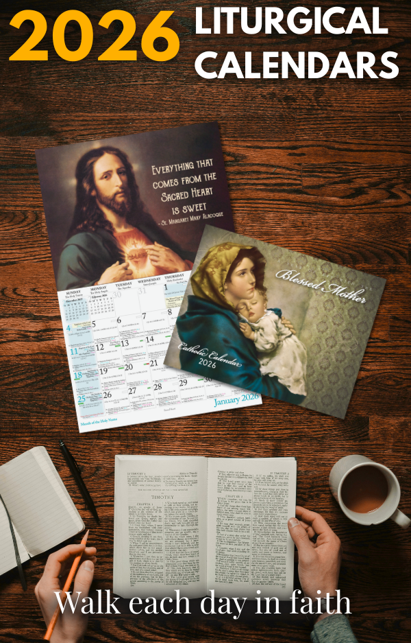 Catholic to the Max: Get your 2026 Liturgical Calendars now! | Milled