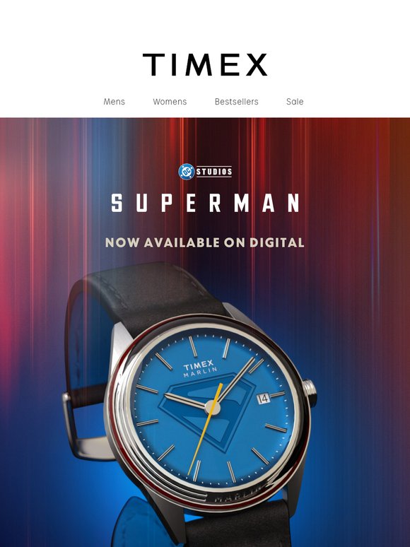Timex: Timex x SUPERMAN | Now Available For Preorder | Milled