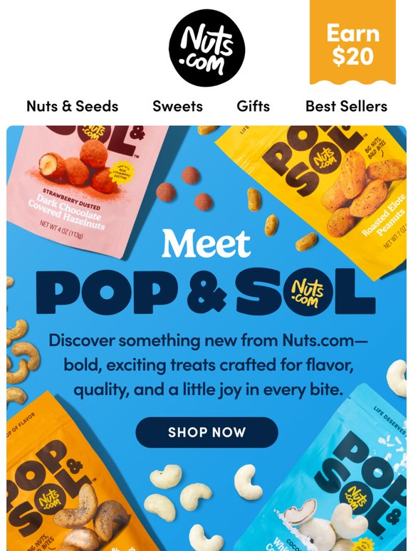 Nuts.com: Pop into something new | Milled