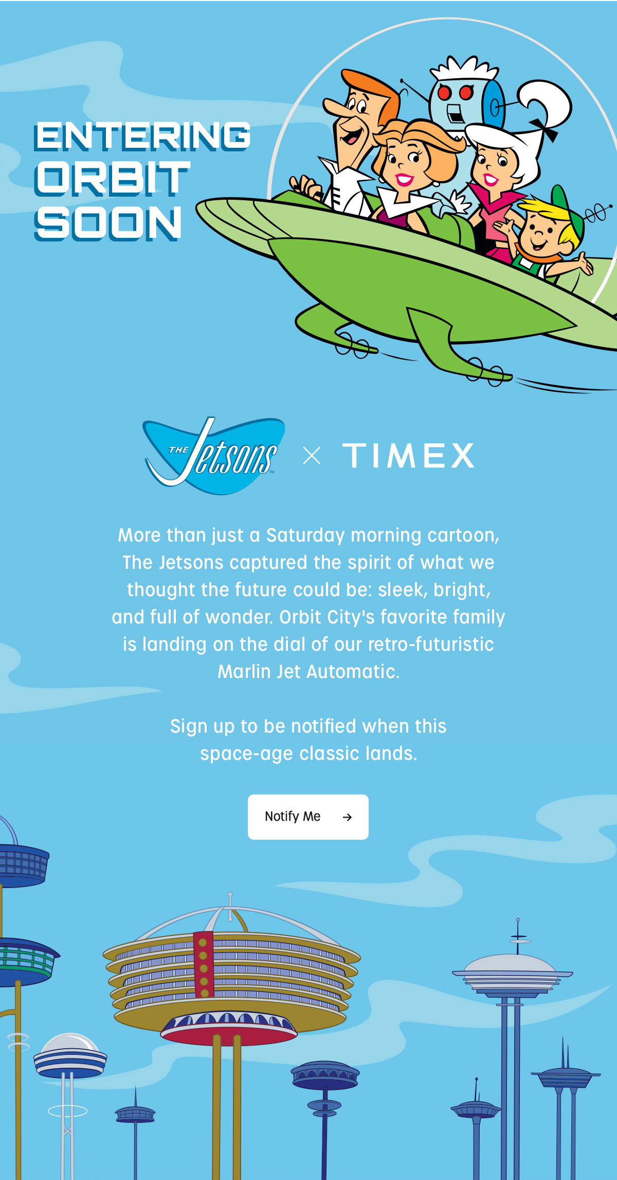 Timex: Entering Orbit Soon | The Jetsons x Timex | Milled