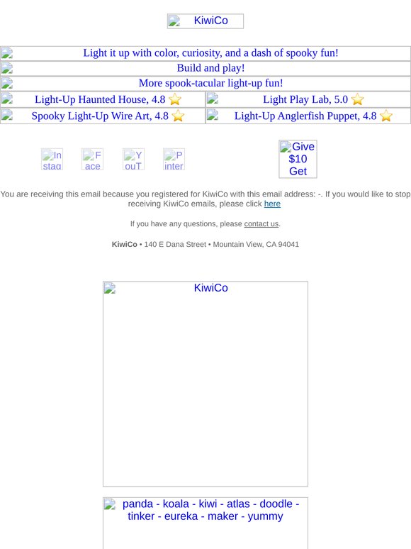 KiwiCo: Spook-tacular projects that shine | Milled