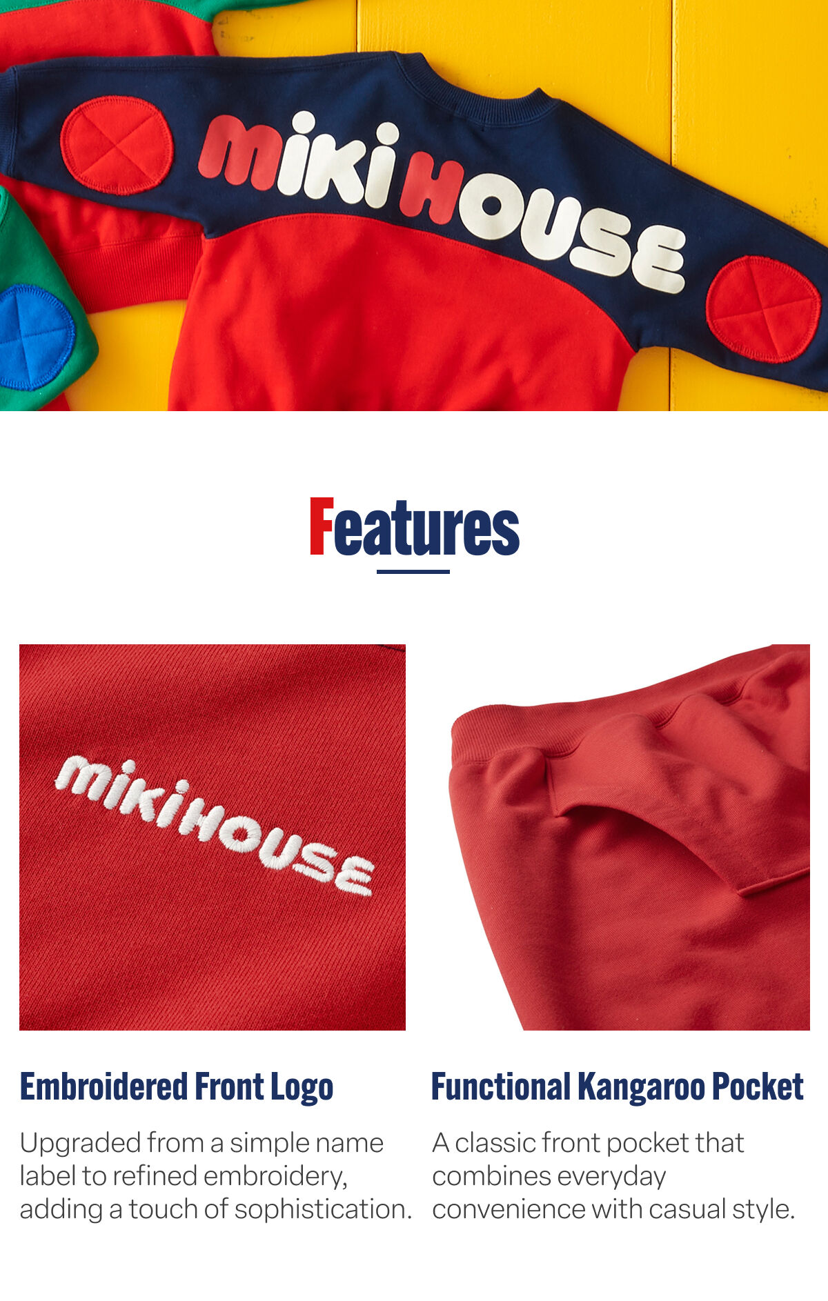 Miki House: 👕 New Adult-Size Back Logo Sweatshirts are Here! | Milled