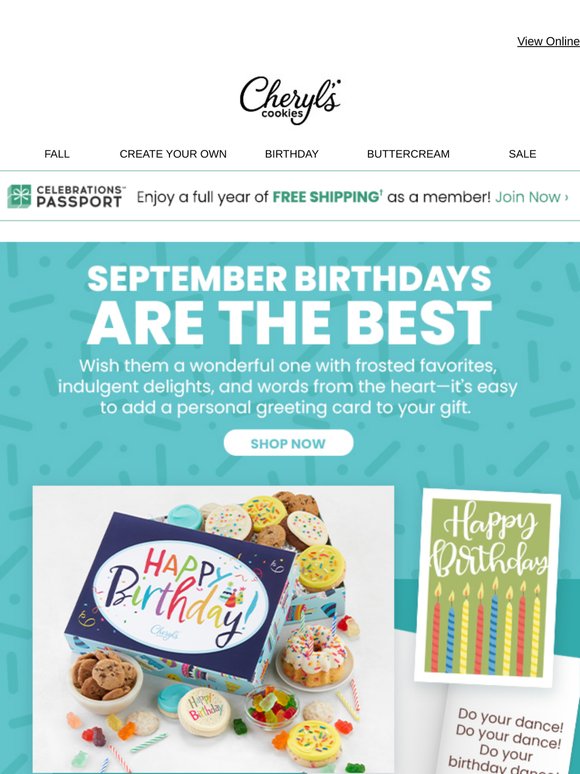 The Popcorn Factory: September birthdays are even sweeter with Cheryl’s ...