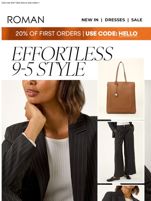 Roman Originals: Your Workday Wardrobe Refresh | Milled