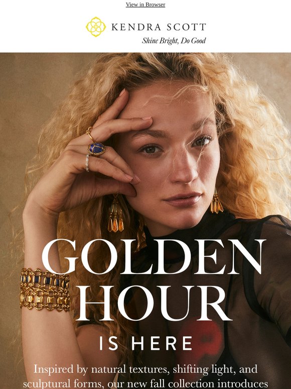 Kendra Scott: NEW IN: Your Golden Hour Style | Milled