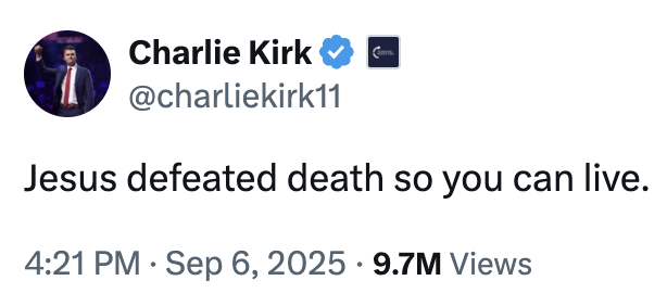 AR500 Armor: Charlie Kirk - Christian, Husband, Father, Martyr | Milled