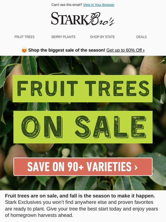 Stark Bro's: 🌳 Fruit Trees on Sale Today! 🌳 | Milled