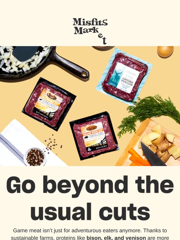 Misfits Market: Why You’ll Love Game Meat | Milled