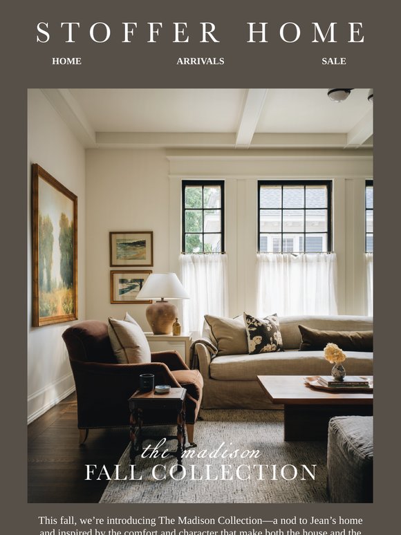 Stoffer Home: The Madison Fall Collection | Milled