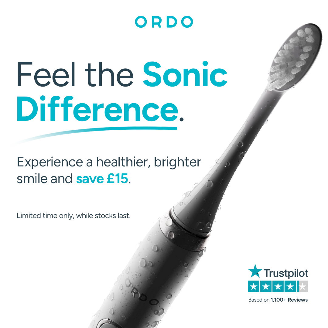 Ordo: Sonic Savings: £15 off our Sonic+ | Milled