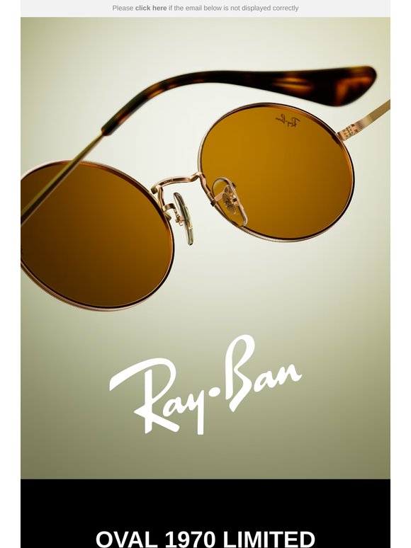 Ray-Ban: Limited-Edition Collector's Drop: The Oval 1970 | Milled