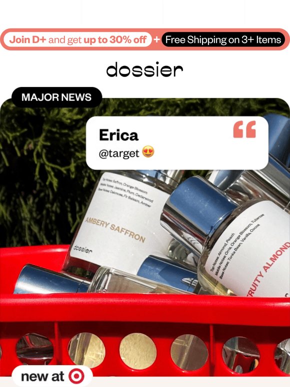 Dossier: NOW AVAILABLE: Dossier Launches At TARGET 🎯 | Milled