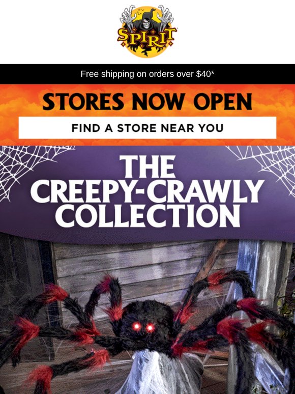 Spirit Halloween: Spider animatronics, webbing & more! 🕷️ | Milled