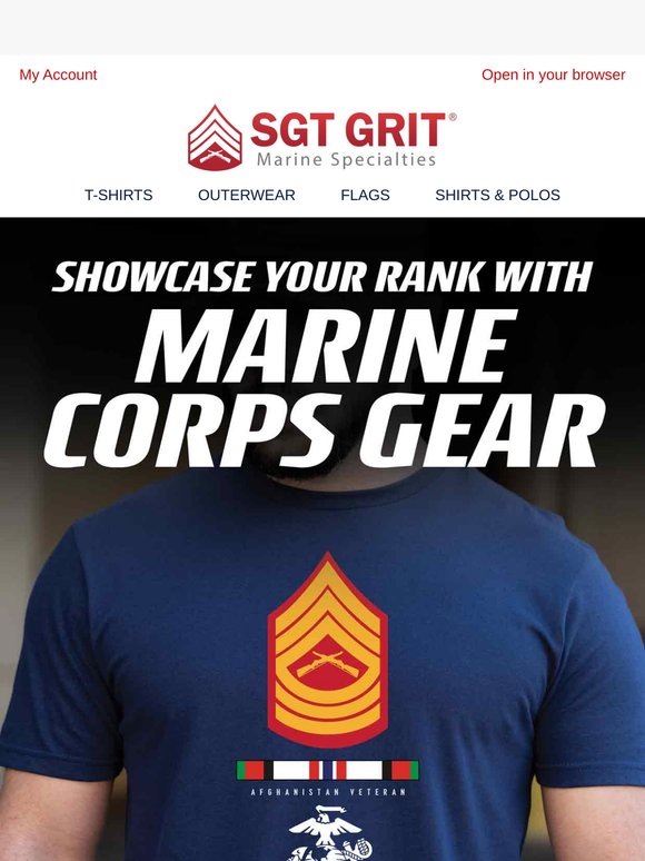 Sgt. Grit Marine Specialties: 🎖️ Wear Your Rank with Pride—Shop USMC ...
