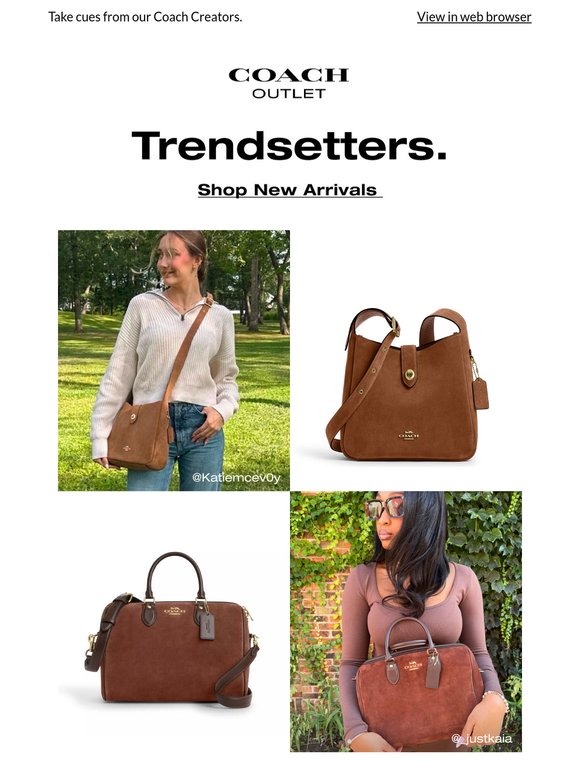 Coach: Fall outfit inspo incoming. | Milled
