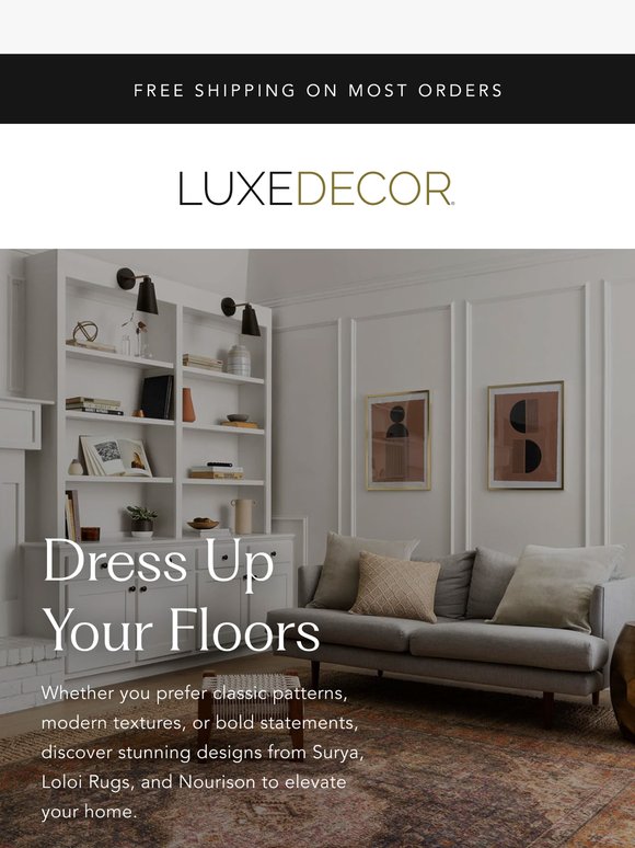 LuxeDecor: Dress Up Your Floors | Milled