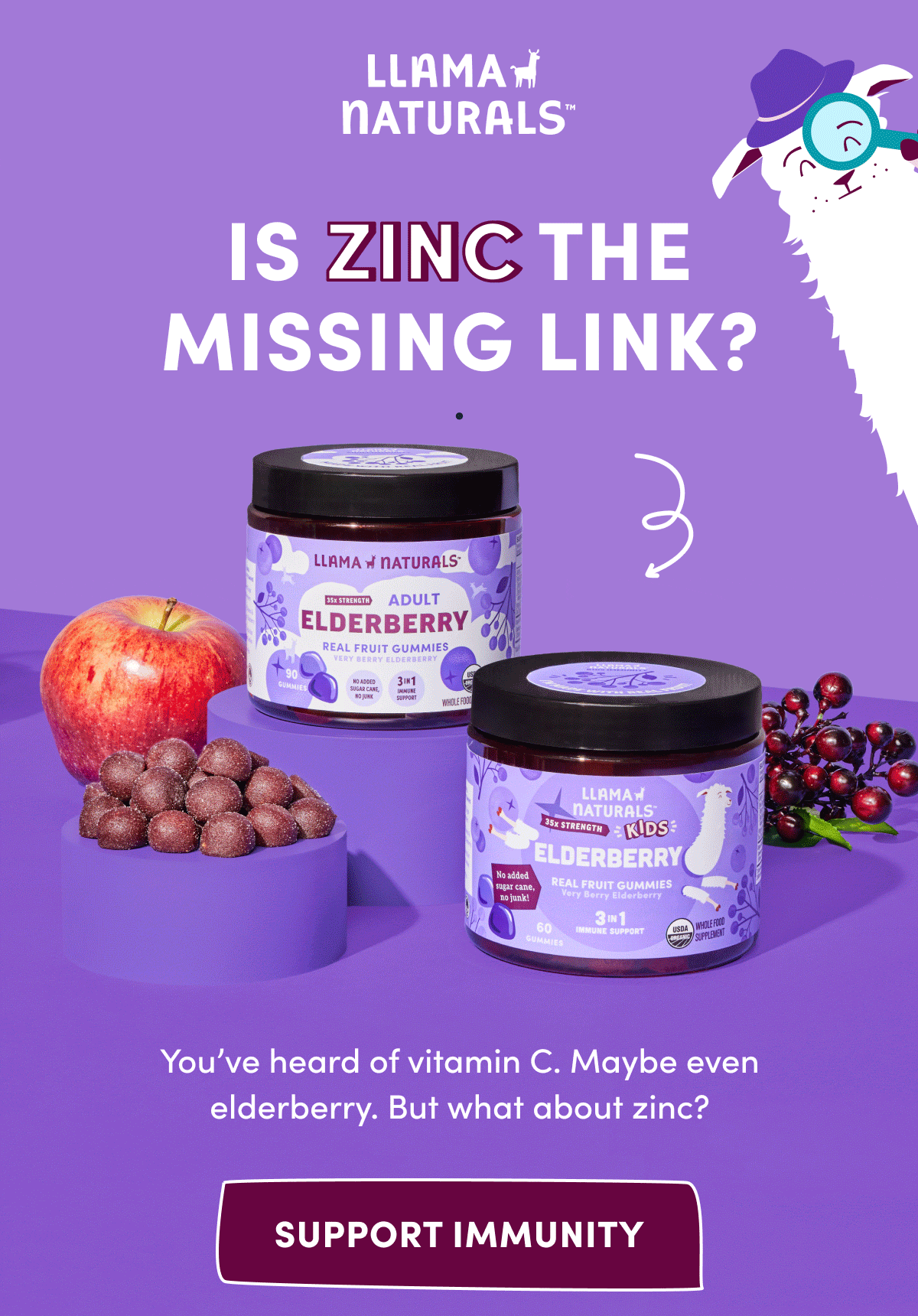 Llama Naturals: 🔗 Your immunity’s missing link | Milled