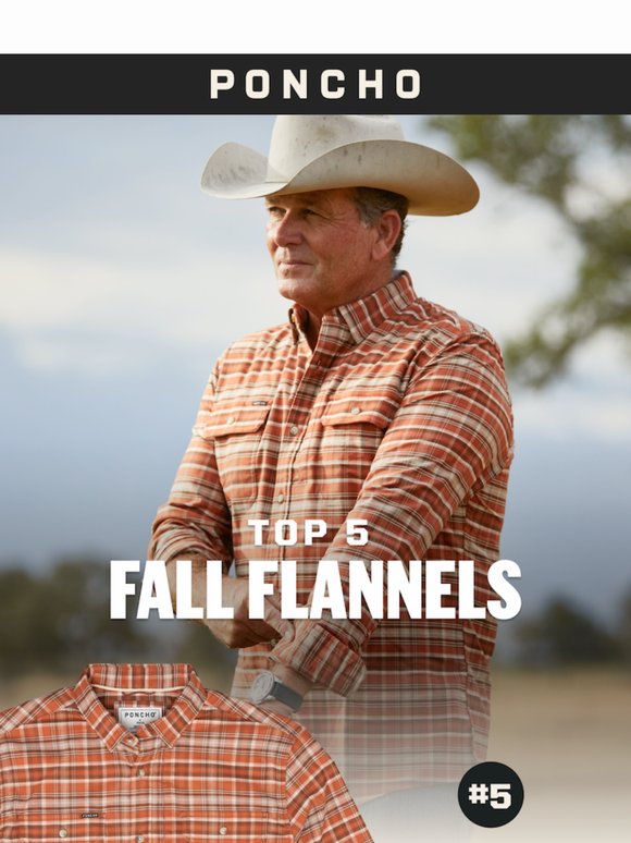 Poncho: Our Top 5 Flannels for Fall | Milled