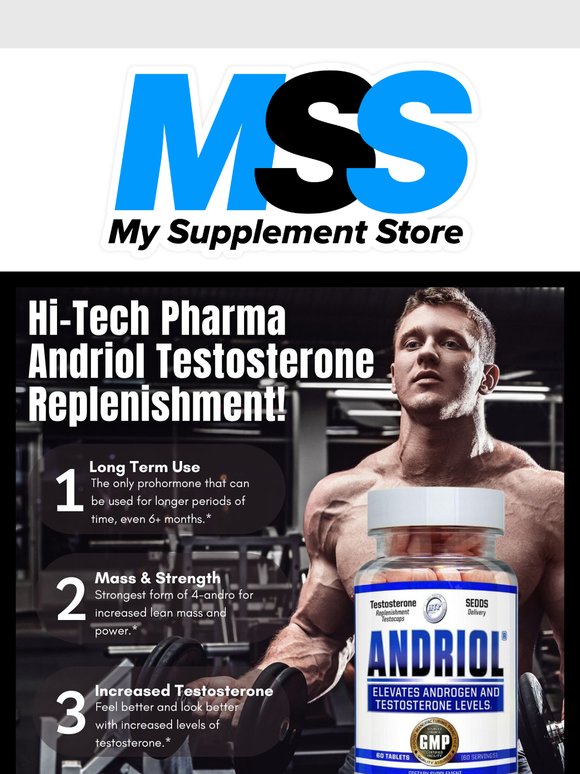 My Supplement Store: Andriol: The Testosterone Replenishment Prohormone ...