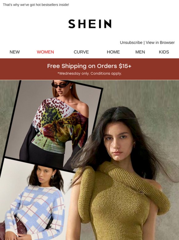 SHEIN Email Newsletters: Shop Sales, Discounts, and Coupon Codes