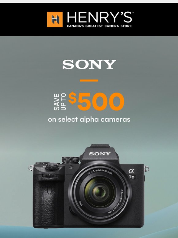 Henry's: 🍁 Fellow Creator, Embrace the Season: Dive into Fall with Sony ...