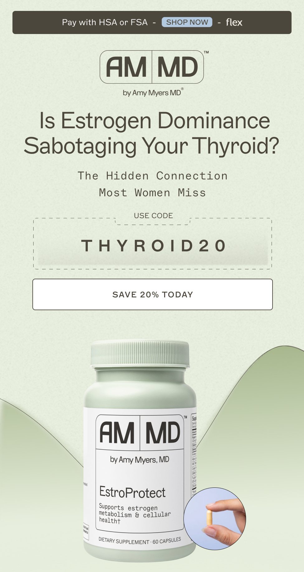 Amy Myers MD: 20% Off: The Missing Link Between Your Hormones and ...
