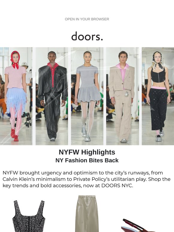Doors: NYFW Highlights | NY Fashion Bites Back 🔥 | Milled
