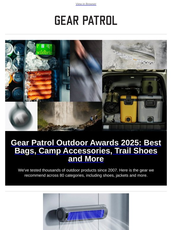 Gear Patrol: Introducing the 2025 Outdoor Gear Awards | Milled