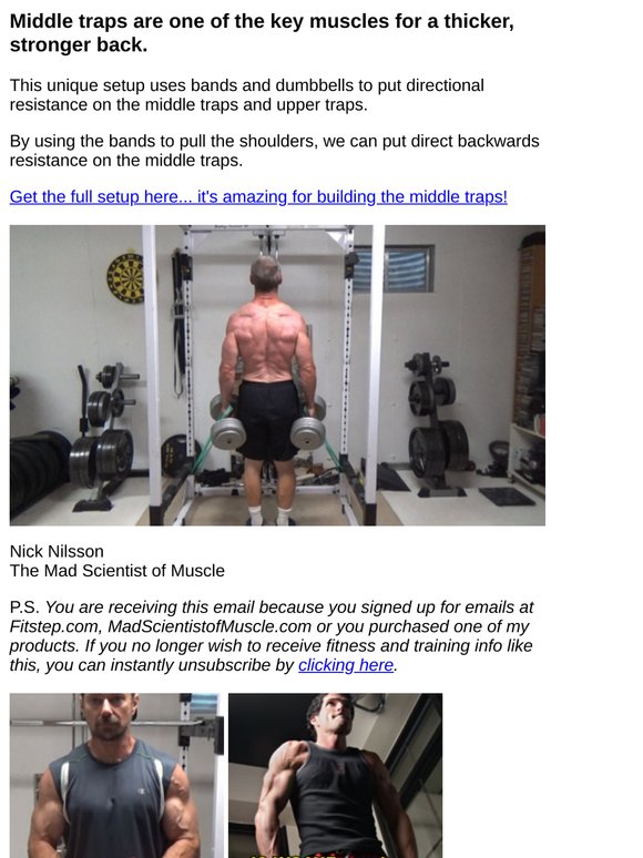 FitStep: Build thick "meatloaf" middle traps with this band-DB setup ...