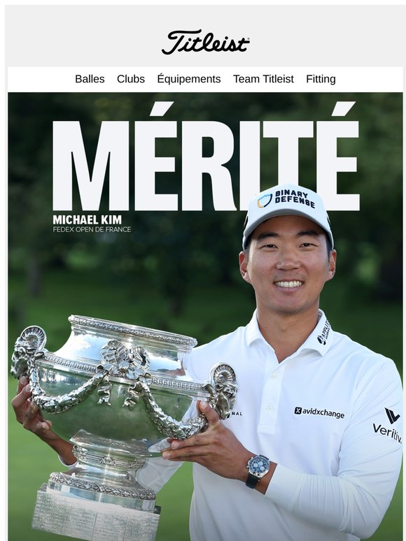 Titleist: Un Triplé Titleist au Fedex Open de France | Milled