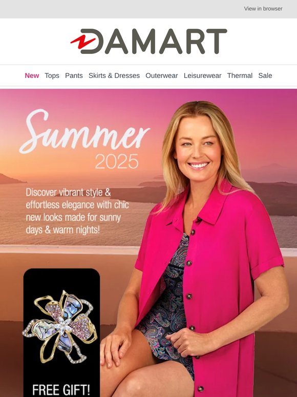 Damart: Your Summer Style Starts Here: Explore the Latest Catalogue ...