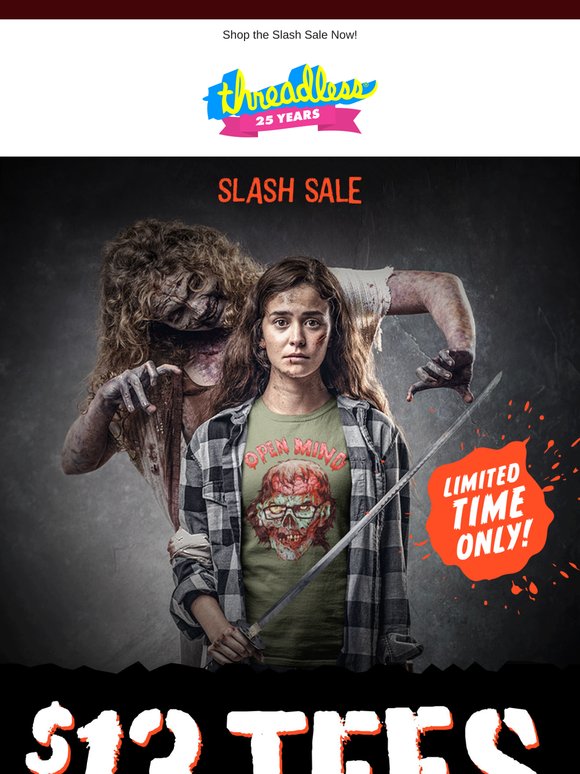 Threadless: $13 Tees: Don't be scared shirtless. | Milled