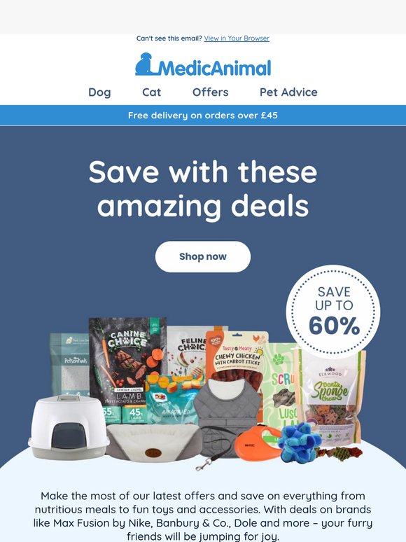 MedicAnimal: Big savings on dog and cat essentials | Milled