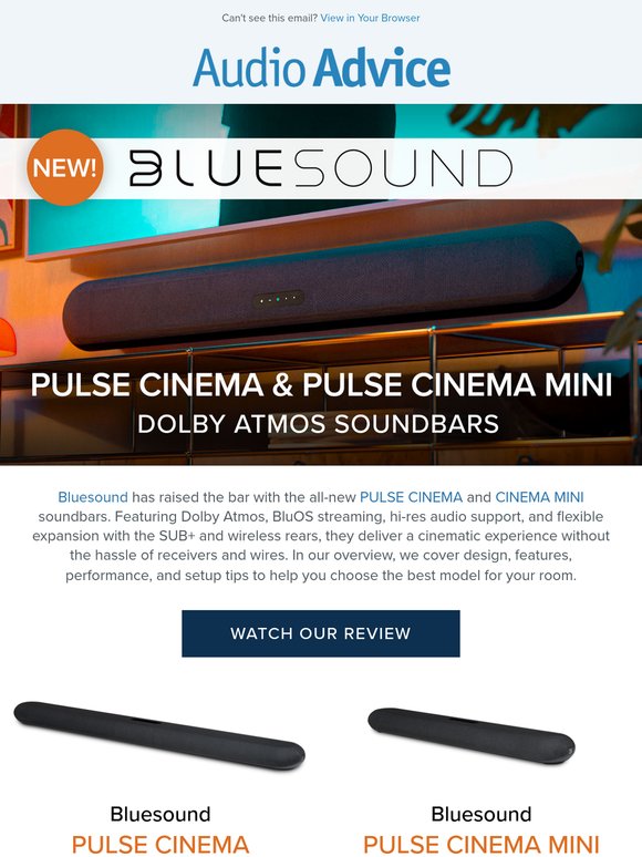 Audio Advice: ⭐ NEW! Bluesound PULSE CINEMA and MINI: Dolby Atmos ...
