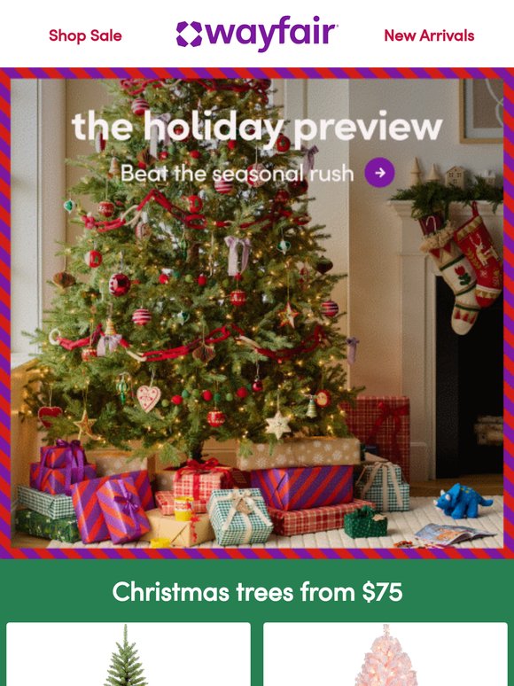 Wayfair: Your holiday sneak peek IS HERE | Milled
