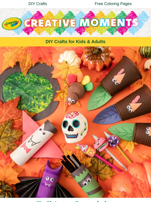 Crayola: Fall Crafts = Big Smiles | Milled