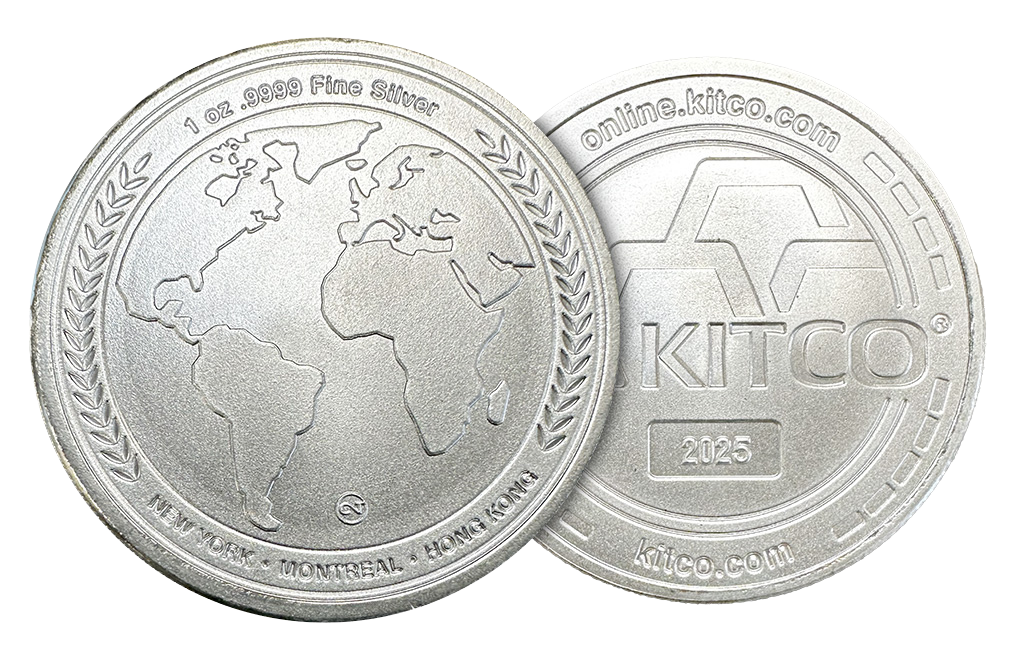 Kitco Metals: 🎉 Introducing the New Kitco Silver Rounds - Globe Edition ...