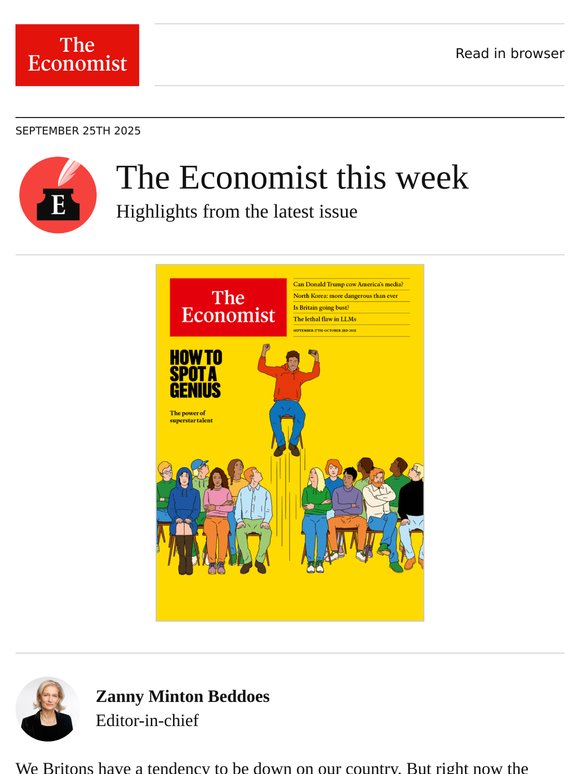 The Economist: The desperate search for superstar talent | Milled