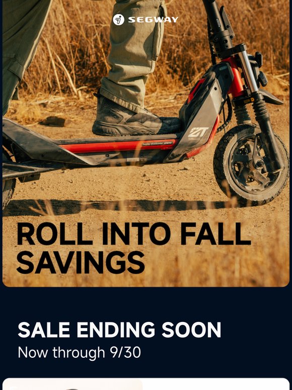 Segway: 🍂Hot fall picks and savings—only for a few more days. | Milled