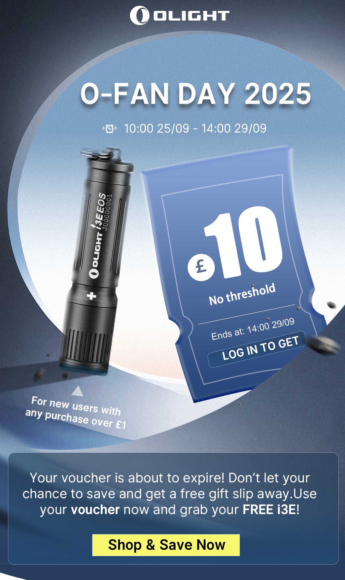 Olight: Quick! Your £10 Voucher is Expiring Soon! | Milled