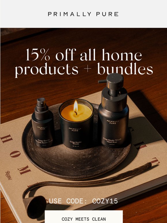 Primally Pure: 15% off all home products + bundles 🍂 | Milled
