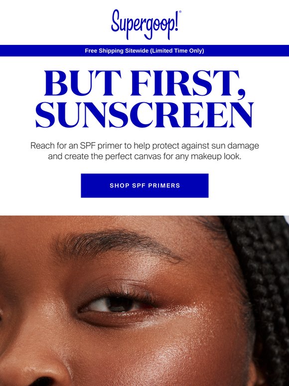 Supergoop: Want your SPF shipped FREE? | Milled