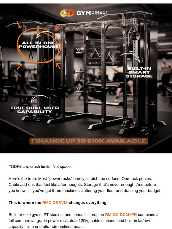 Gym Direct: Why buy 3 machines... when 1 Gravix does it better? | Milled